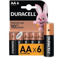 Батарейки Duracell AA, 6шт. - Omarket.kz