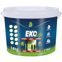 Краска Радуга Eko Life, моющаяся, гипоаллергенная, белая, 14 кг - Omarket.kz