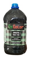 Эмаль ООО "Электрум" DeColor ПФ-115, черная, ПЭТ, 4.5 кг - Omarket.kz