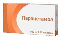 Парацетамол 500 мг №10 - Omarket.kz