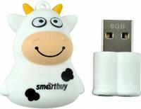 USB Flash карта Smartbuy Cow SB16GBCow, 16Gb, белая коровка - Omarket.kz